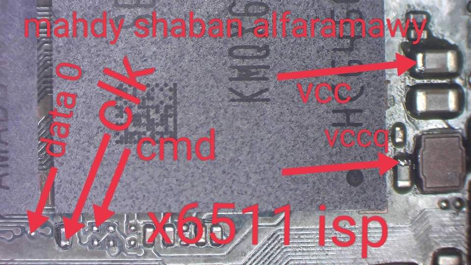 infinix x6511 isp emmc